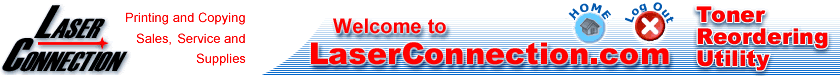 Toner Order Center by Laser Connection
